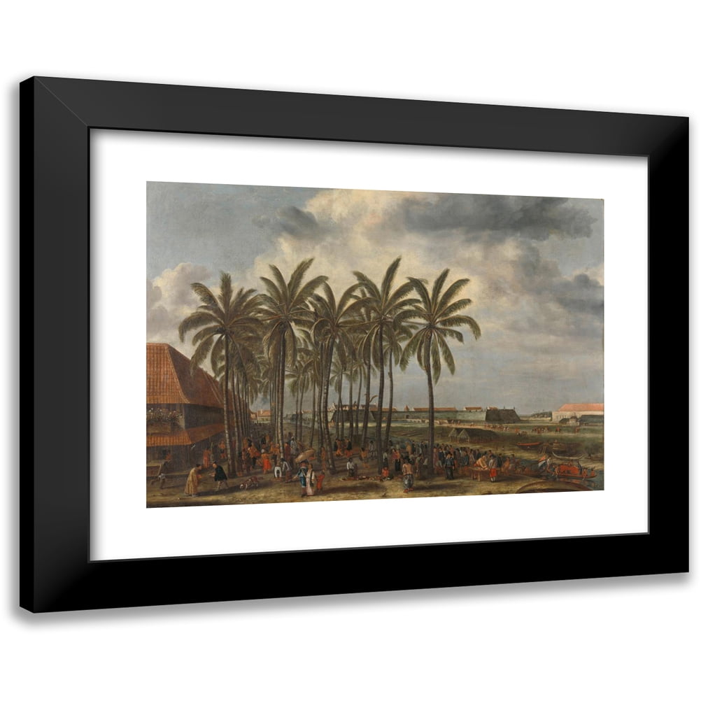 Andries Beeckman 18x14 Black Modern Framed Museum Art Print Titled ...