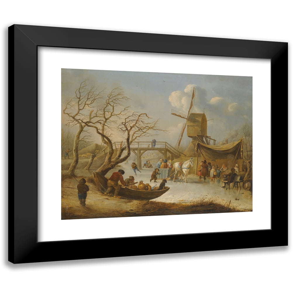 Andries Vermeulen 14x12 Black Modern Framed Museum Art Print Titled - A ...