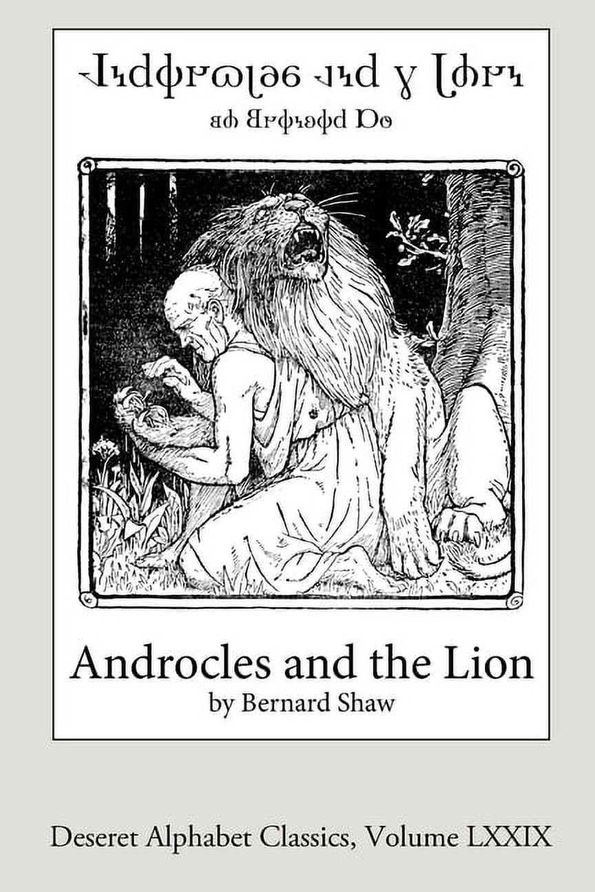 Androcles and the Lion (Deseret Alphabet edition) (Paperback) - Walmart.com