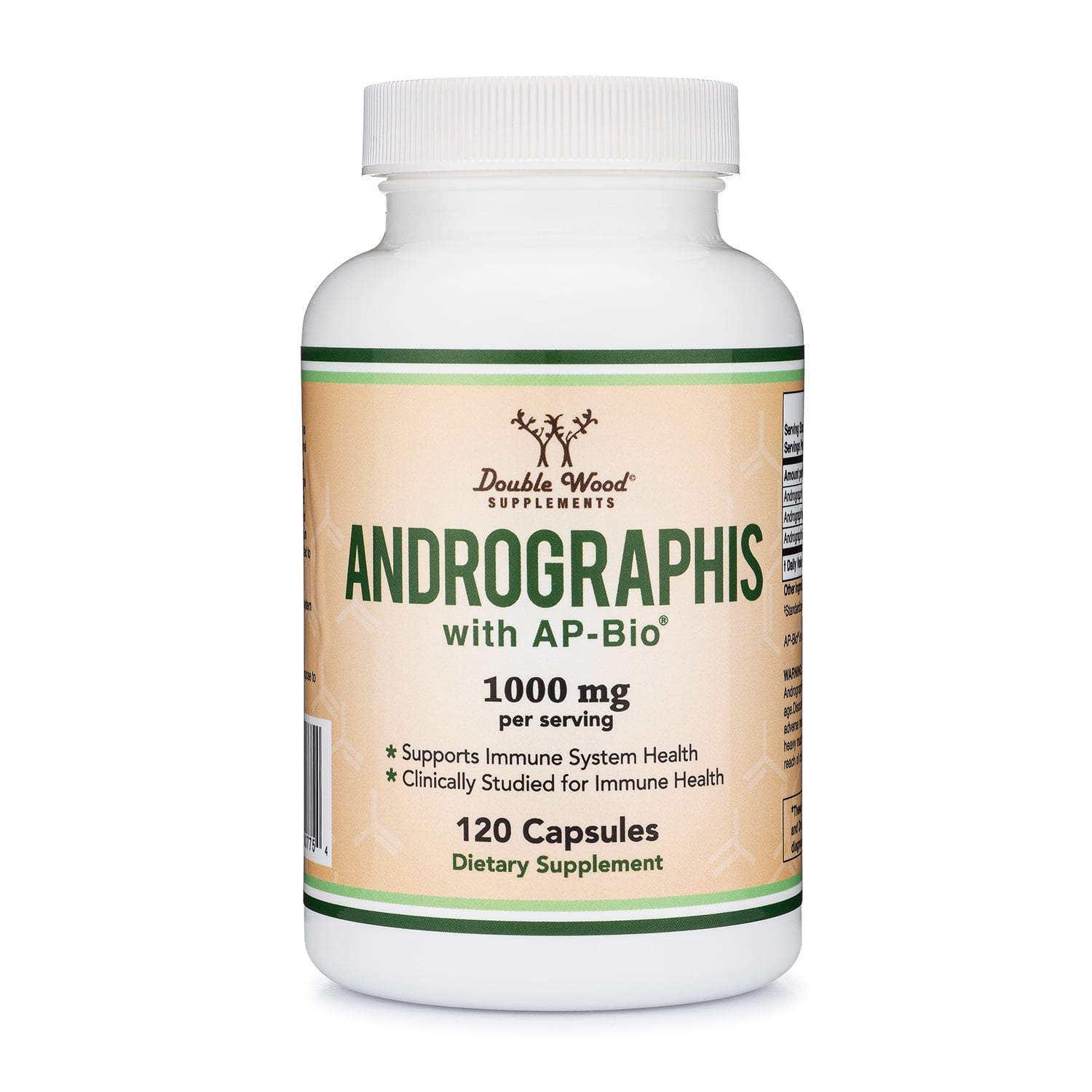 Double Wood Supplements Andrographis Max - 1,000mg, 120 Capsules with ...