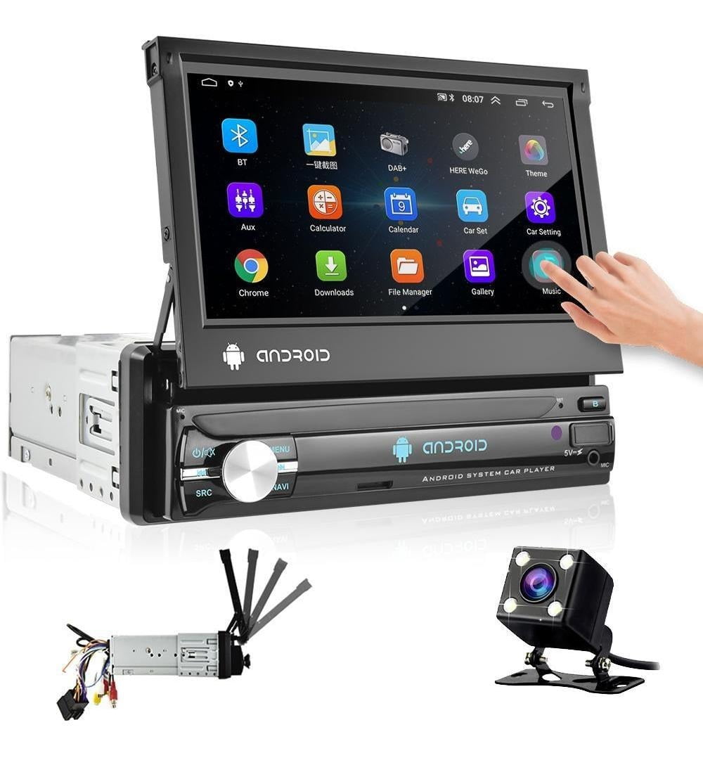 Android 10.0 Car Stereo with 7 In Folding Retractable Screen - Walmart.com