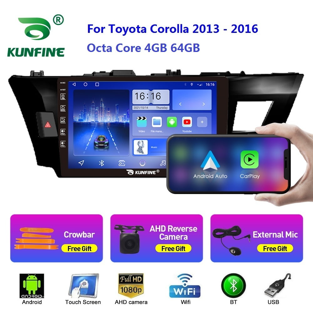 Kunfine Android 10 Octa Core Car Navigation Stereo 10.1" for Toyota ...