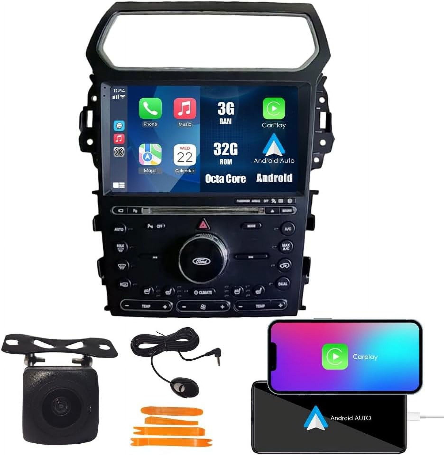 Android 10 Autoradio Car Navigation Stereo Multimedia Player GPS Radio ...