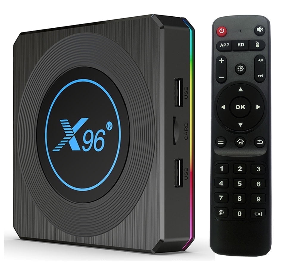 Android 11.0 TV Box X96 X4 Amlogic S905X4 with 4GB RAM 64GB ROM 4K Ultra HD H.265 Dual Band WiFi ...