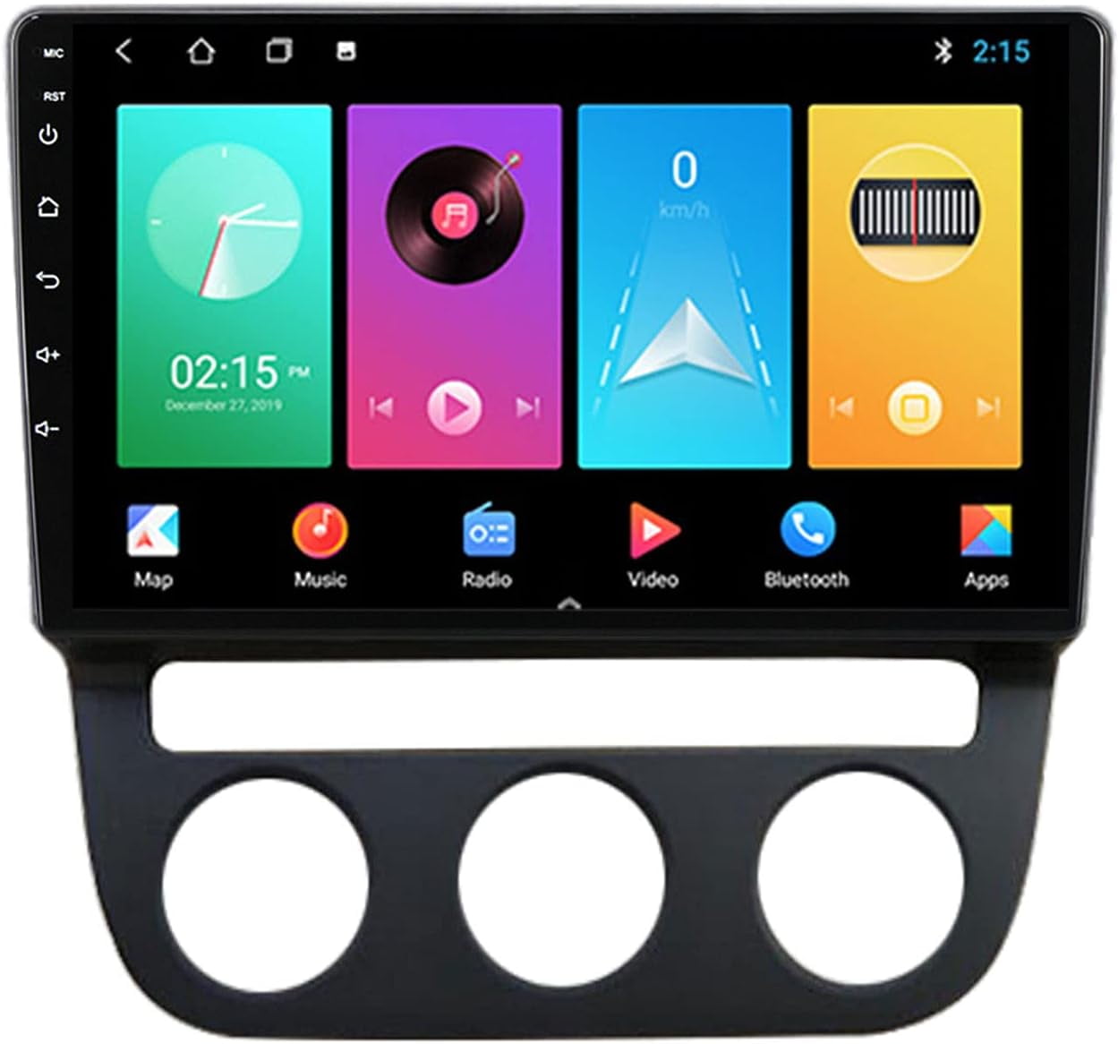 Android 11 Car Radio Navigation GPS Car Audio Stereo Head Unit with ...