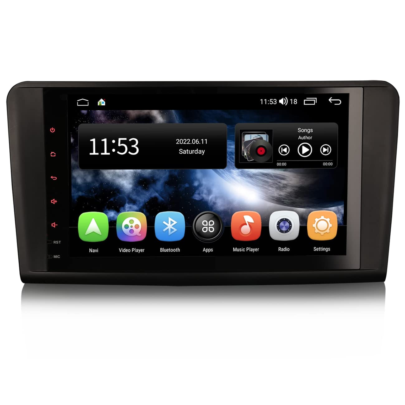 Android 11 Octa Core 2+32GB Car Stereo Head Unit for Mercedes Benz ML ...