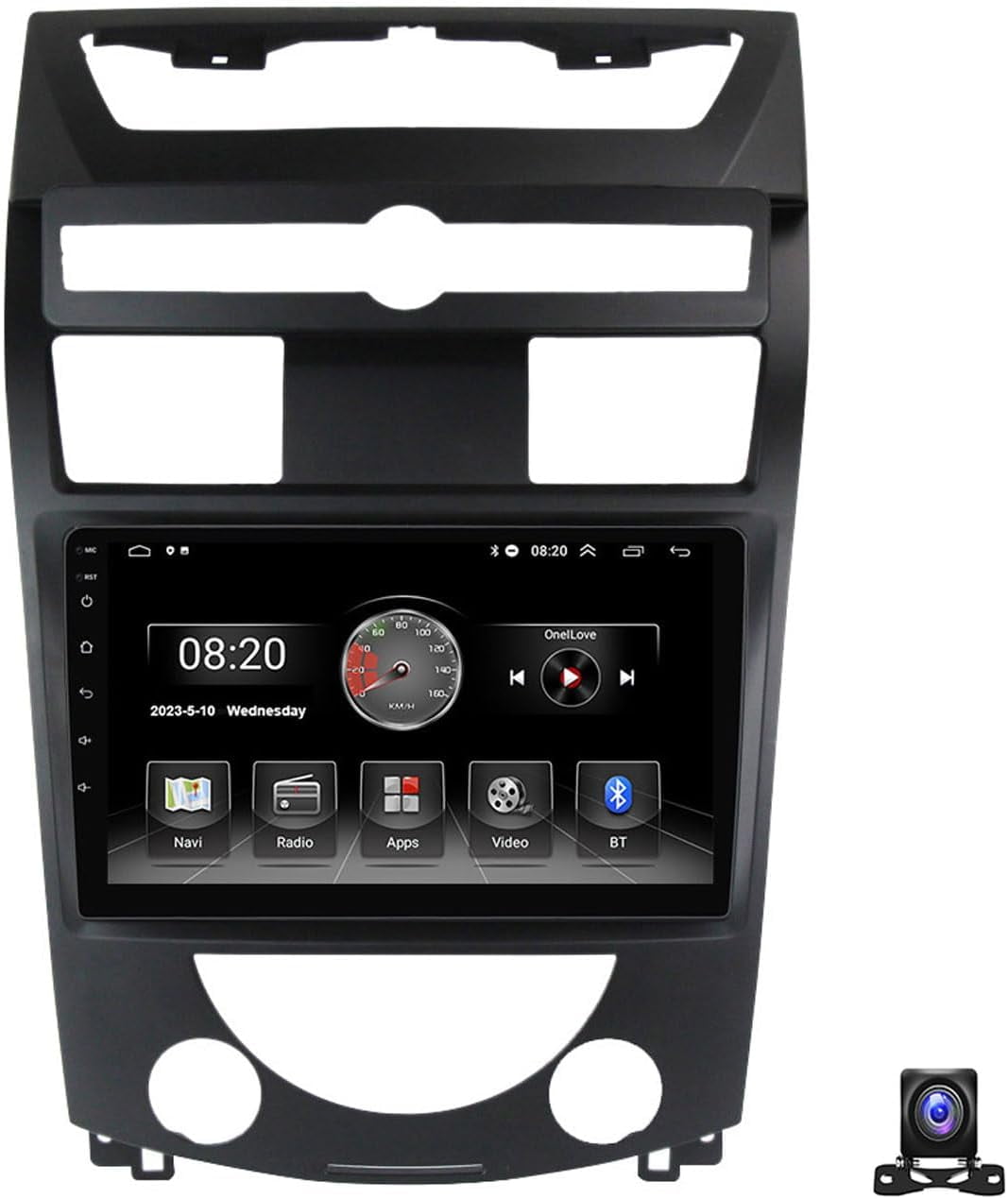 Android 11 Radio Double Din Car Stereo Sat Nav for SsangYong Rexton ...