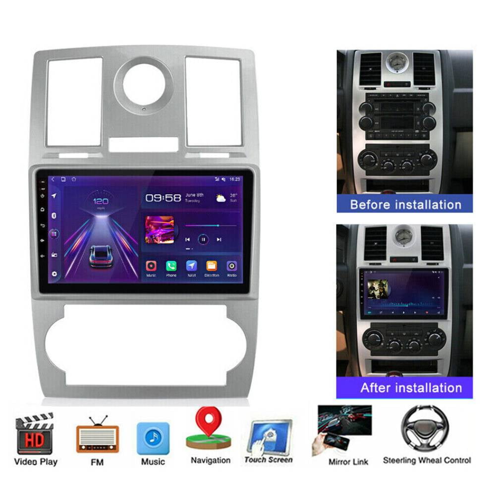 Android 12 Car Radio Stereo for Chrysler 300C 2004-2007 9" Touch Screen ...