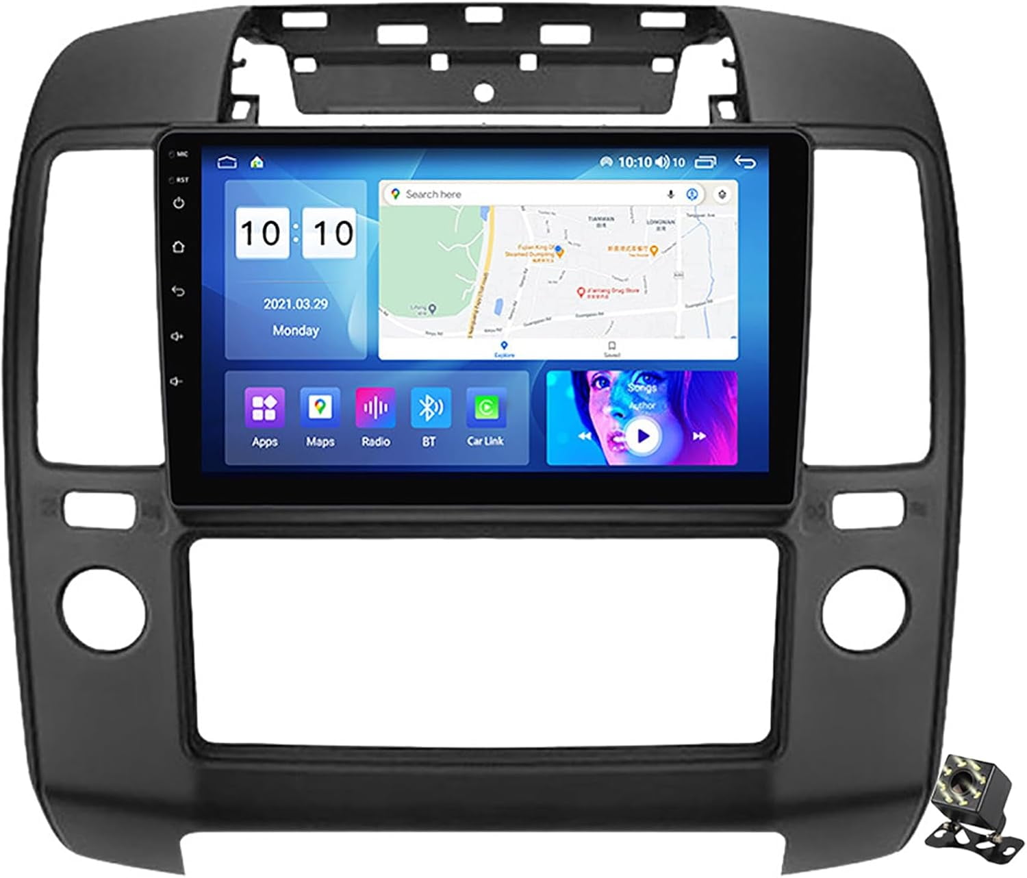 Android 12 Car Stereo for Nissan Navara 3 D40 2004-2010 GPS Navigation ...