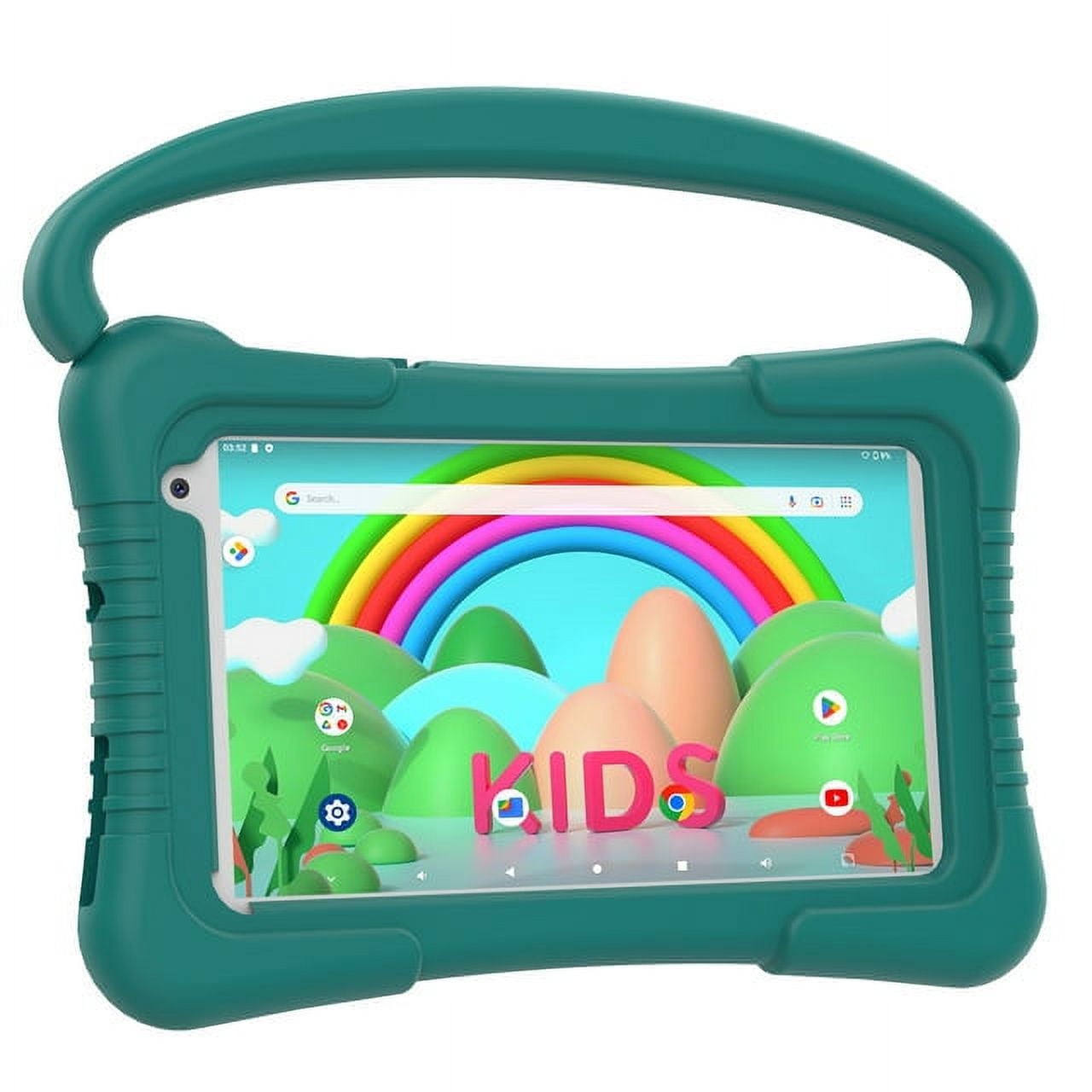 Android 12 Kids Tablet, 7 inch, 4GB RAM, 32GB ROM, Quad-core CPU, with ...