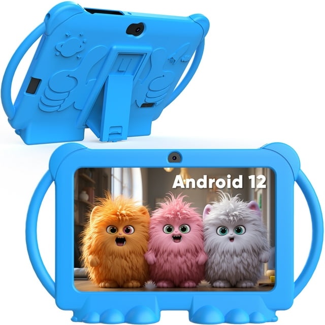 Android 12 Kids Tablet Toddler Tablet for Kids 7 inch Tablet, 4GB RAM+ ...