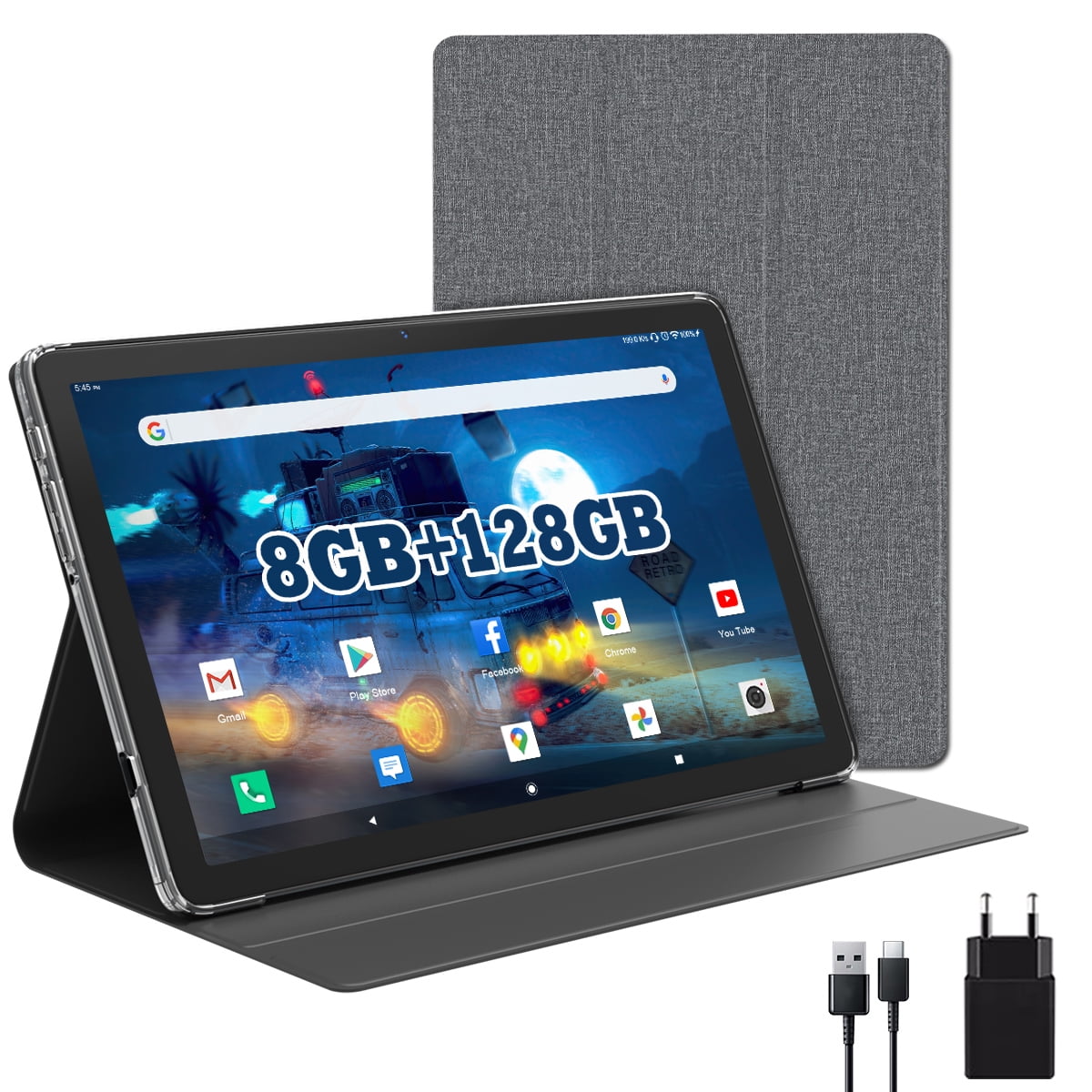 Android 12 Tablet,8GB RAM 128GB ROM, 2.4G/5G WiFi Tablet Android, 5G ...