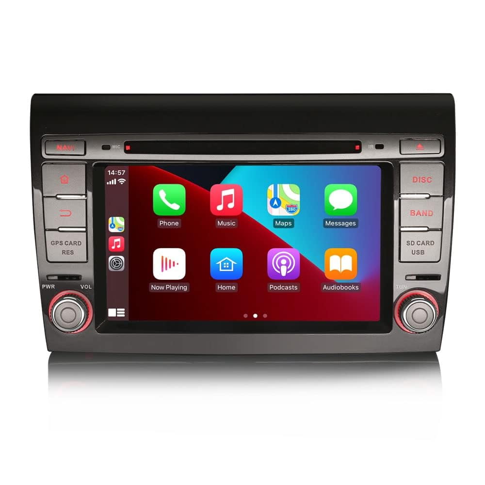 Android 13 8 Core 4+64GB Car Stereo Sat Nav for Fiat Bravo with ...