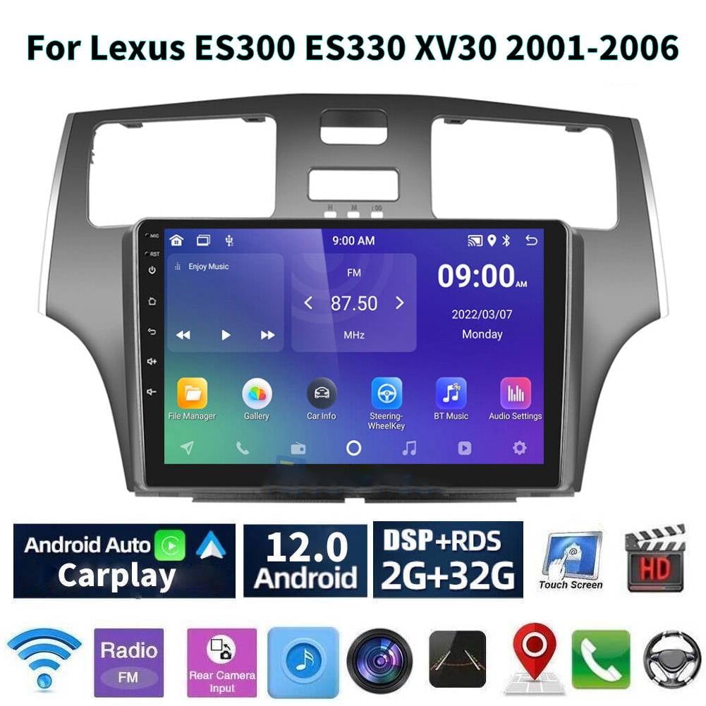 Android 13 Car Radio for Lexus ES300 ES330 XV30 2001-2006, 9 ...