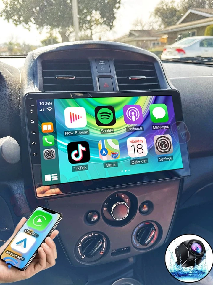 Android 13 Car Stereo GPS Navigation 2+32G Head Unit For Nissan Versa ...