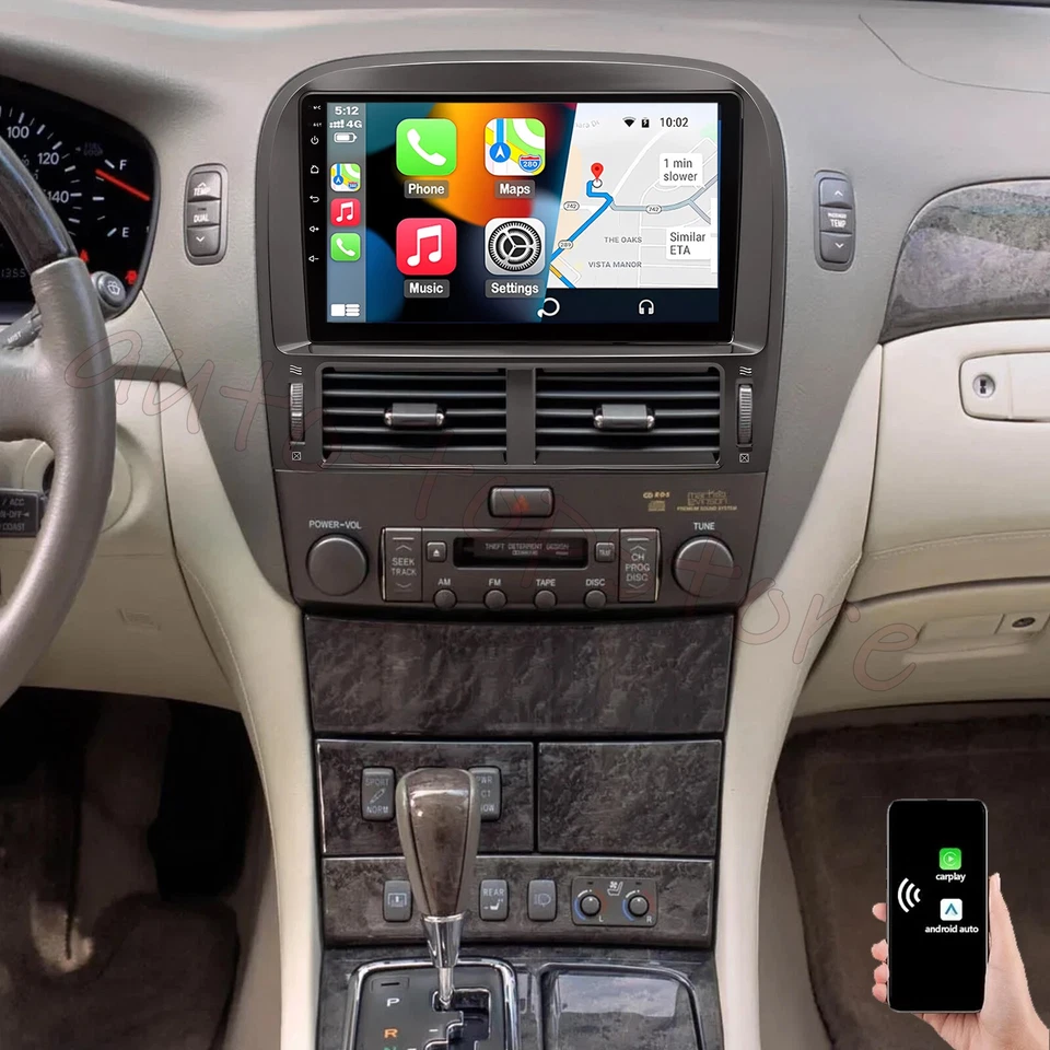 Android 13 Car Stereo GPS Navigation 2+32G For Lexus LS430 2001-2006 ...