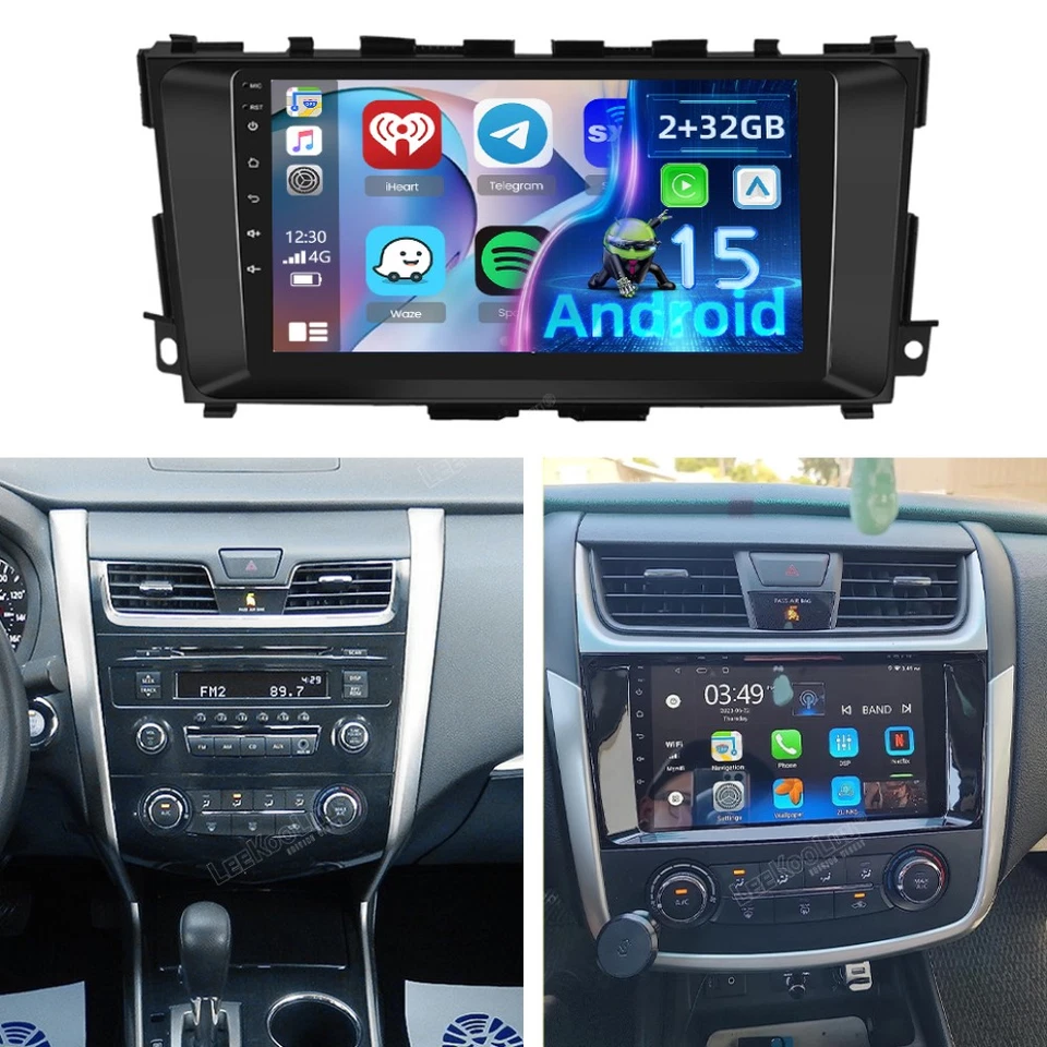 Android 13 Car Stereo for Nissan Altima 2015 2016 2017, 9inch Touch ...