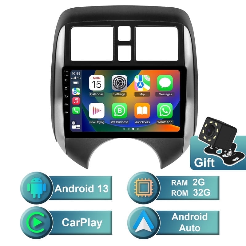 Android 13 Car radio for Nissan Versa Note 2014-2016 Multimedia Stereo ...