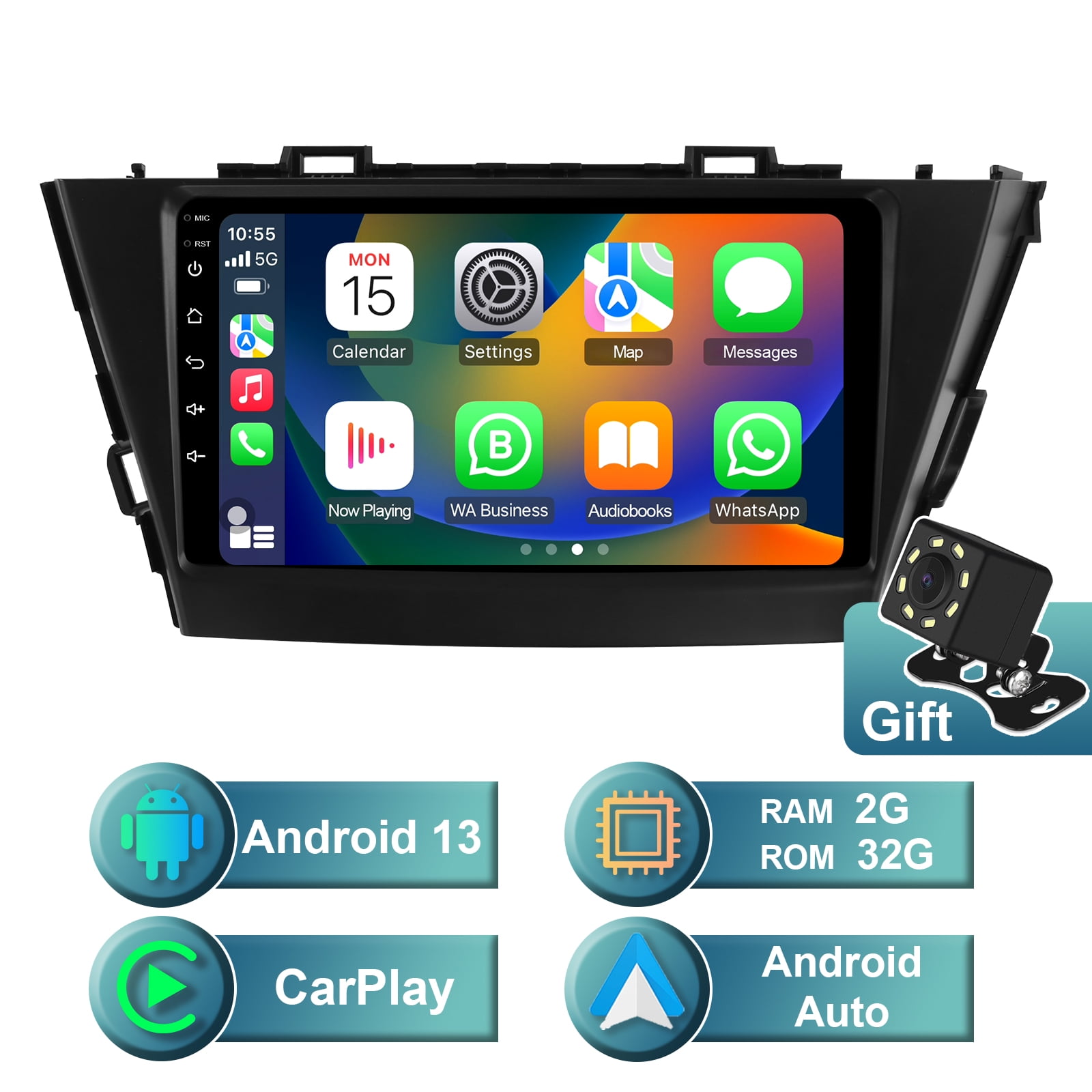 Android 13 Car radio for Toyota Prius V 2011-2017 Multimedia Stereo ...