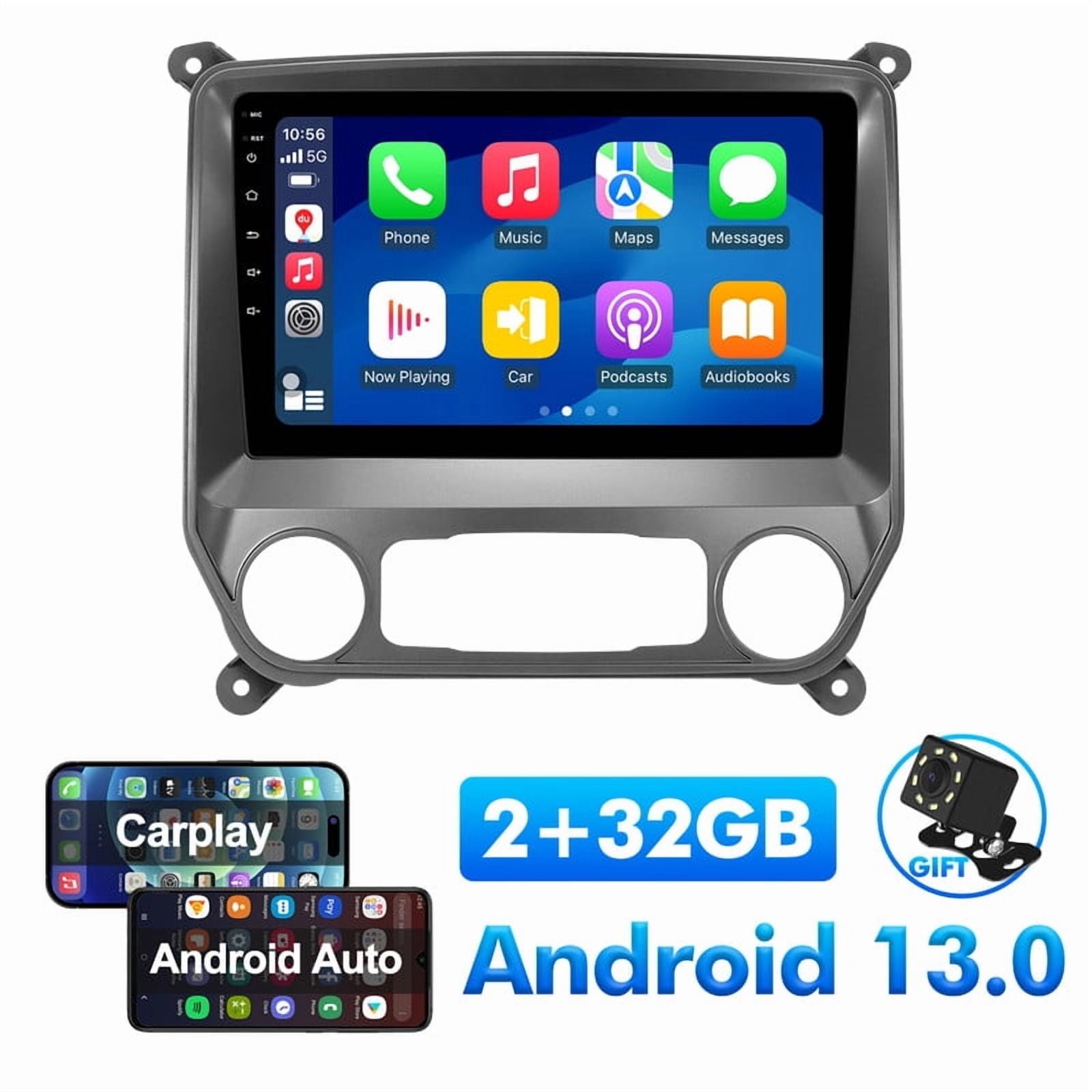 Android 13 Car radio for Chevrolet Silverado/GMC Sierra 2014-2018 ...