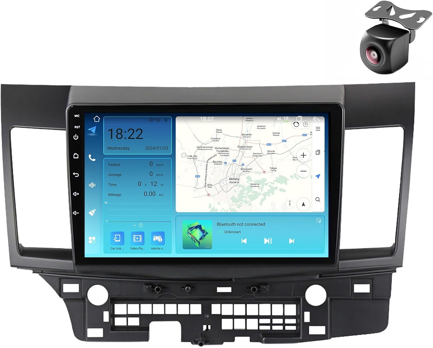 Android 13 System for Mitsubishi Lancer 10 CY 2007-2012 2 DIN Car ...