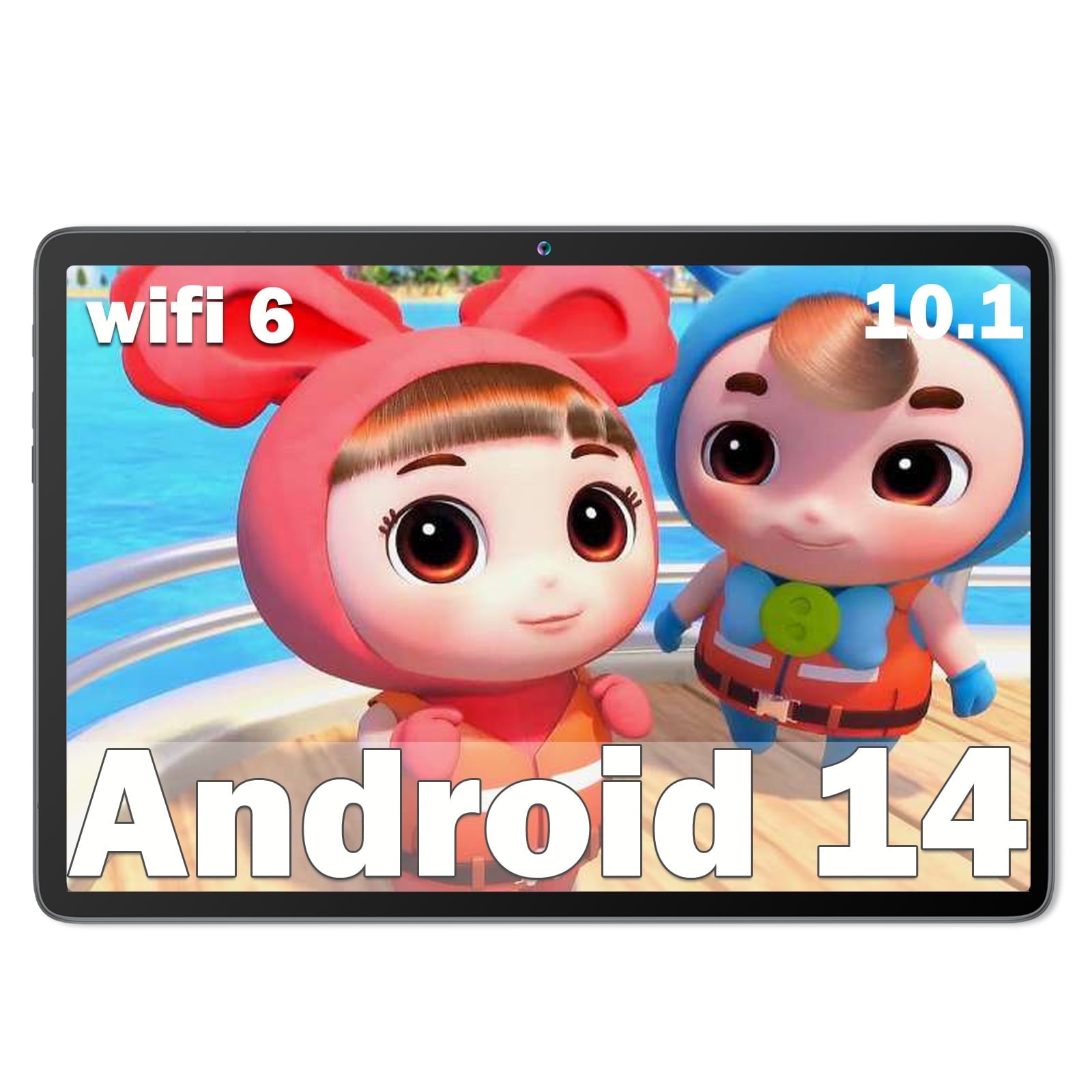 Free Shipping! Android 14.0 Tablet 10.1 Inch, Wifi 6 Widevine L1 Tablet ...