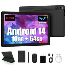 10.1in Android 14 Tablet 14gb RAM 128gb ROM, Octa-Core 4G Cellular ...