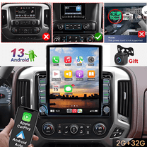 13.1" Touchcreen 8 Core 4+64GB Car Radio Stereo for Chevrolet Silverado ...
