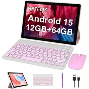 Android 14 Tablet 8GB RAM 128GB ROM, 10.1in 5G Wifi Tablet with ...