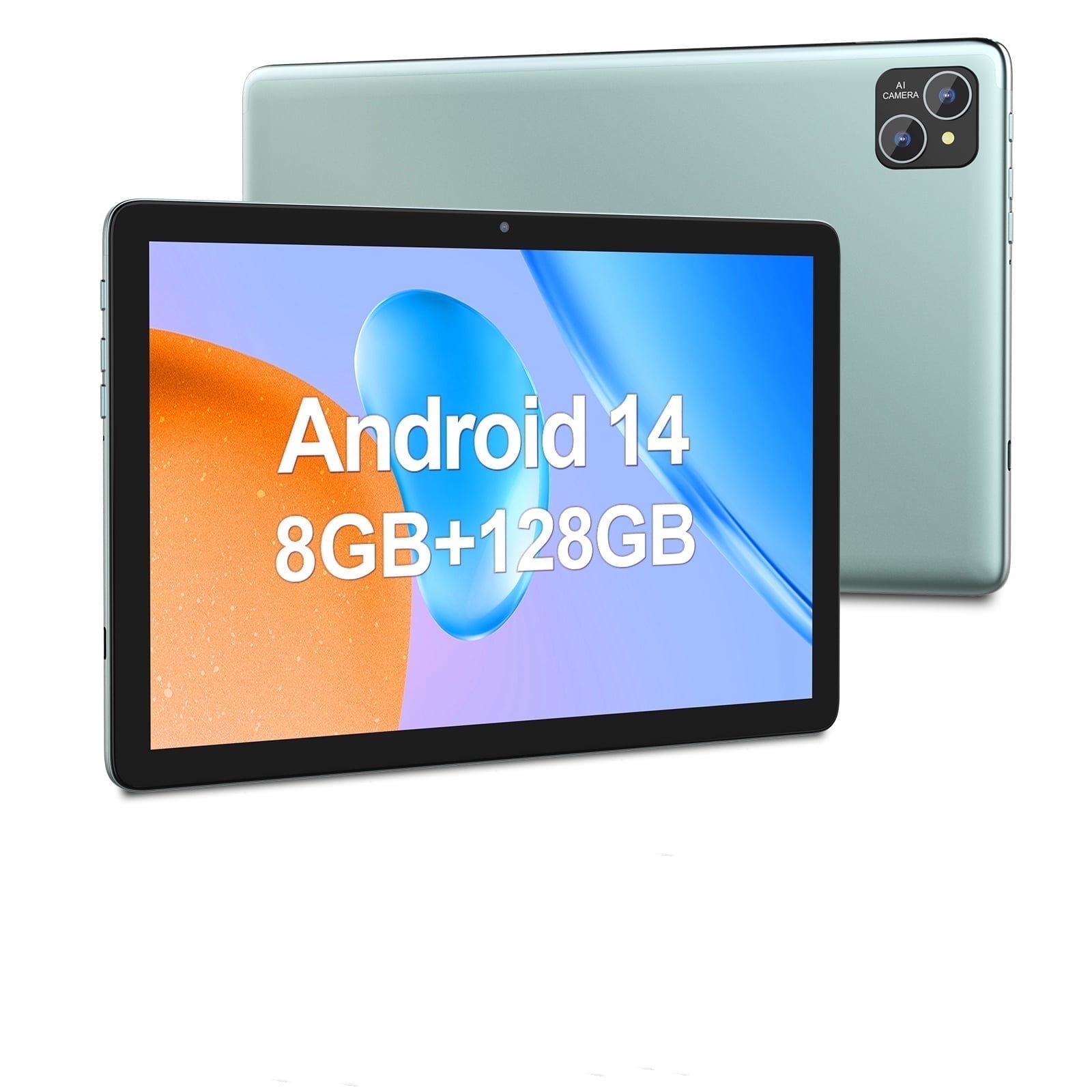 Android 14 Tablet 10 inch 128GB ROM 8GB RAM Google GMS Computer Tablet,8000mAh,Wifi, Bluetooth ...