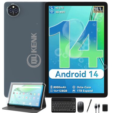 DOMATON 10in Android 11 Tablet, 4GB+64GB, 13MP&5MP Camera, GPS, Wifi ...