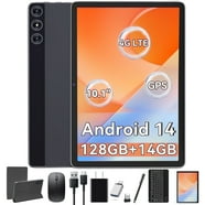 10.1in Android 14 Tablet 14gb RAM 128gb ROM, Octa-Core 4G Cellular ...