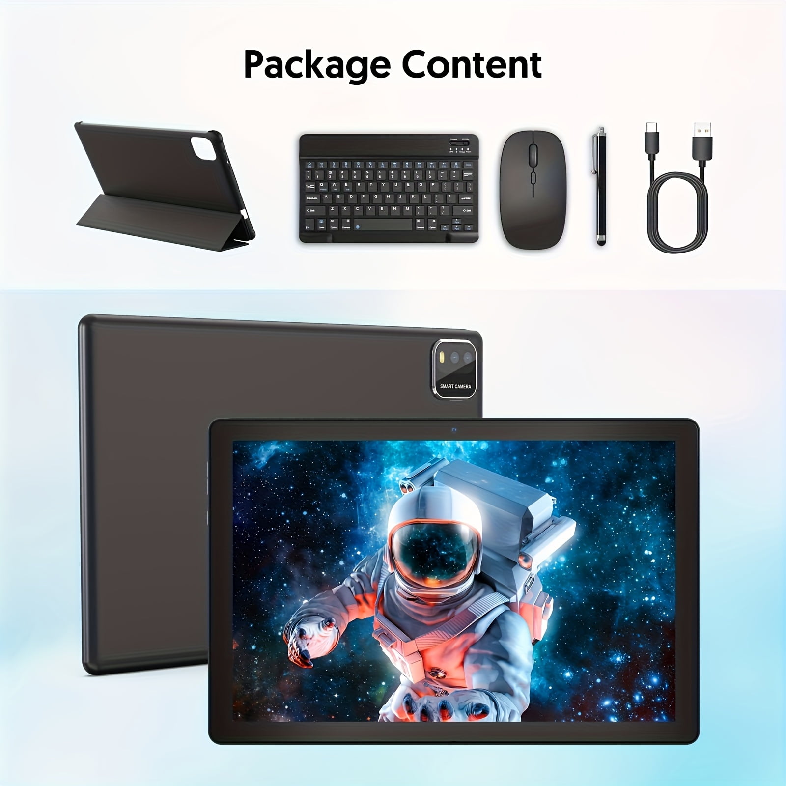 Android 14 Tablet Latest Tablets, 10 Inch Tablet 6(3+3)GB RAM 64GB ROM ...