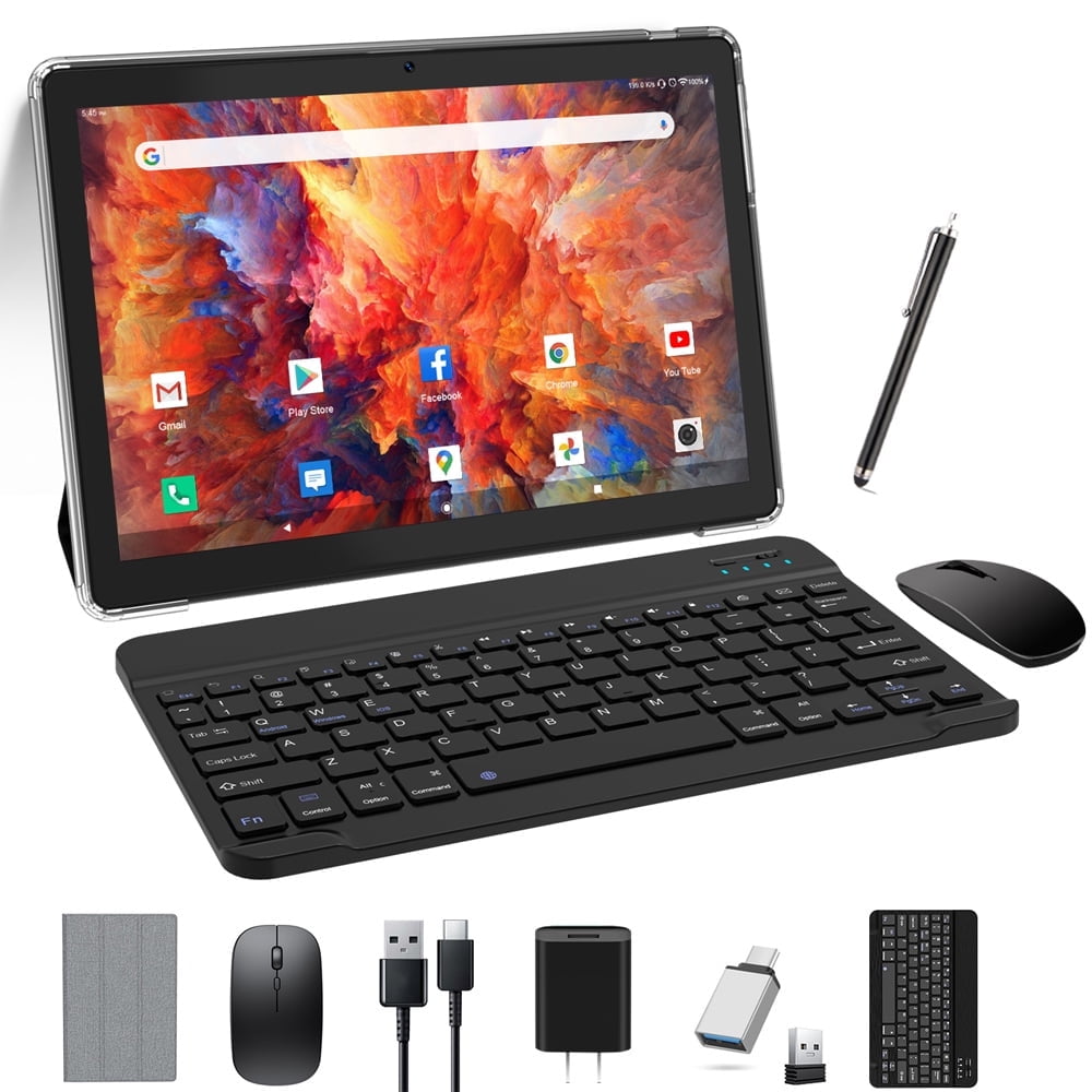 Qukenk Android 14 Tablet, 8GB RAM, 128GB ROM, 2.4G/5G WiFi, 1280*800IPS ...