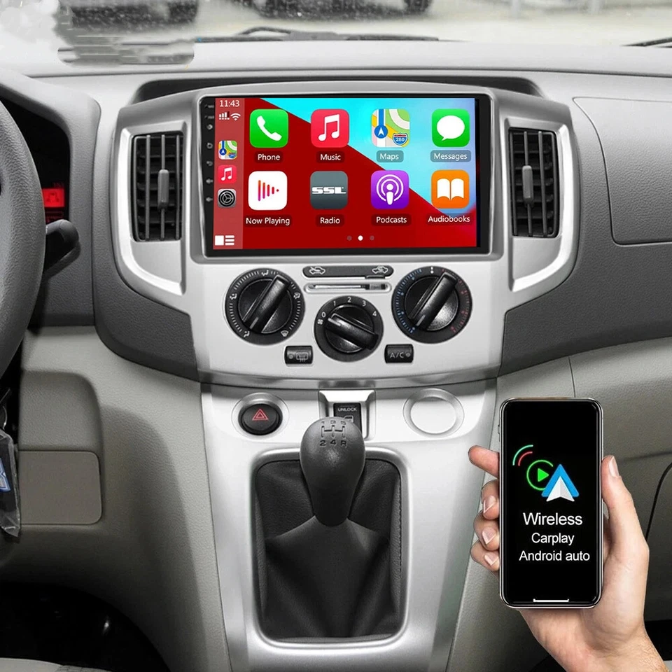 Android 15 Car Stereo Fit for Nissan NV200 2013-2019, 9 Inch Car Radio ...