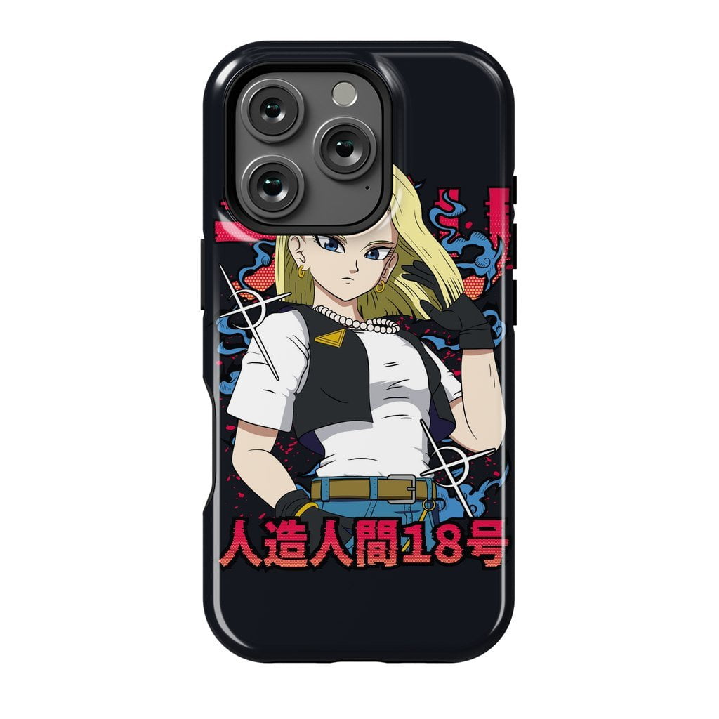 Android 18 iPhone Case Compatible with iPhone 11 12 13 14 15 16 17 Pro ...
