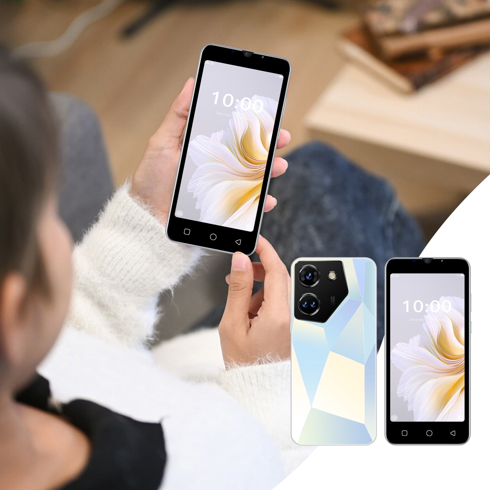 Android 5.5 Inch Smartphone Dual SIM Android Gaming HD Camera WIFI ...