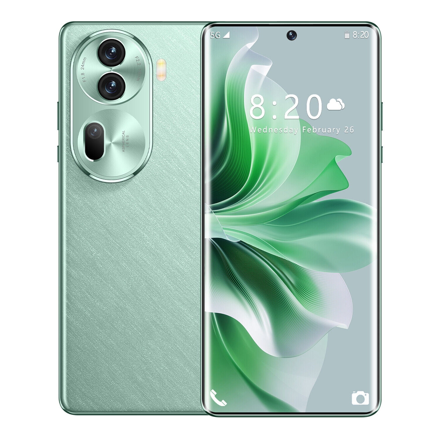 Android 7.3''Full Screen 8G+256G Mobile Phone 24+38MP Face Fingerprint ...