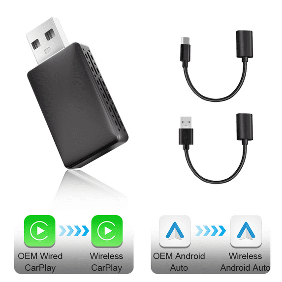 Android Auto Wireless Adapter est Mini Body Smart AI Box Car OEM Wired ...