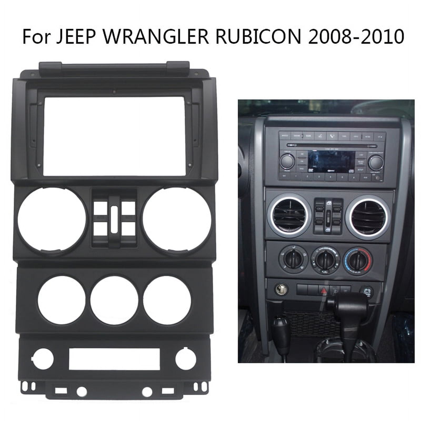 Android Car Radio Frame Kit For JEEP WRANGLER RUBICON 2008-2010 Auto ...