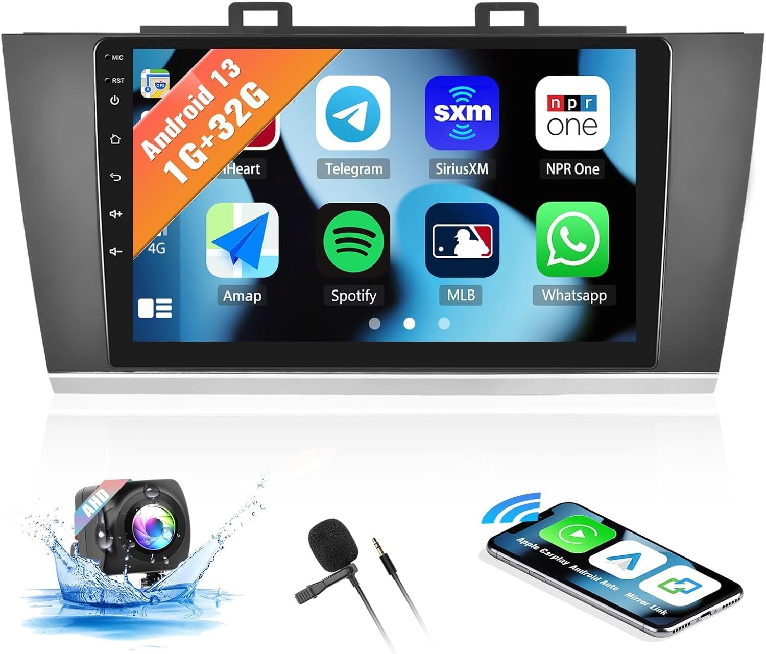 Android Car Stereo 1G+32G for Subaru Legacy Outback 2015-2018 with ...