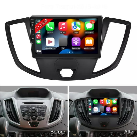 Android Car Stereo for Ford Transit 2013-2019 with Wireless CarPlay ...