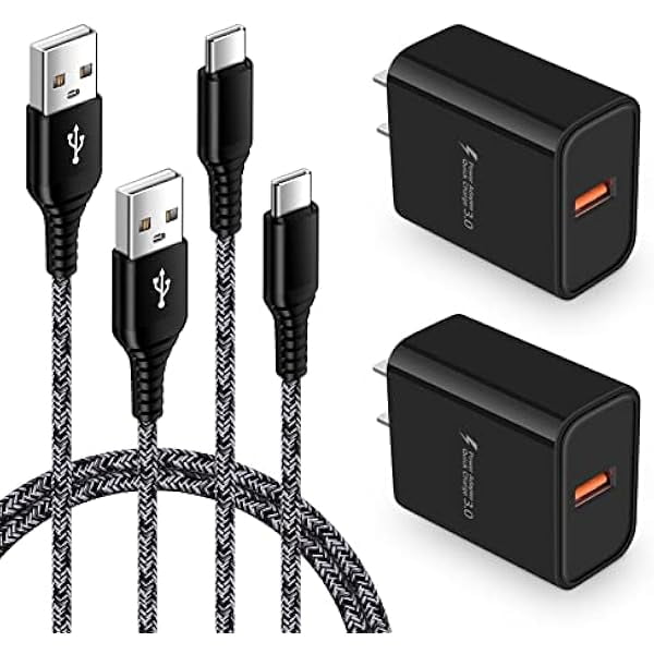 Android Charger, 3A Power Adapter Phone Fast Charging Box Plug Cube ...