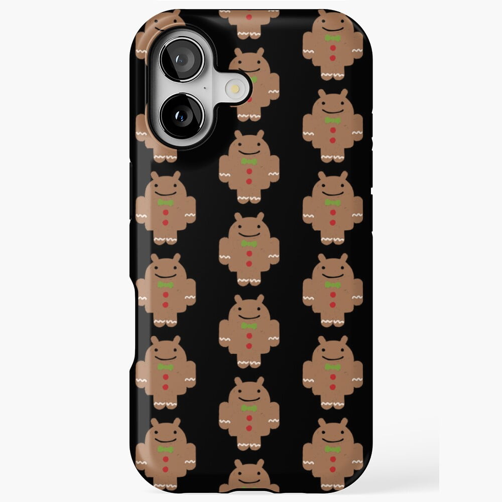 Android Gingerbread OS Pencil Sketch iPhone Case with iPhone 17 to 11 ...