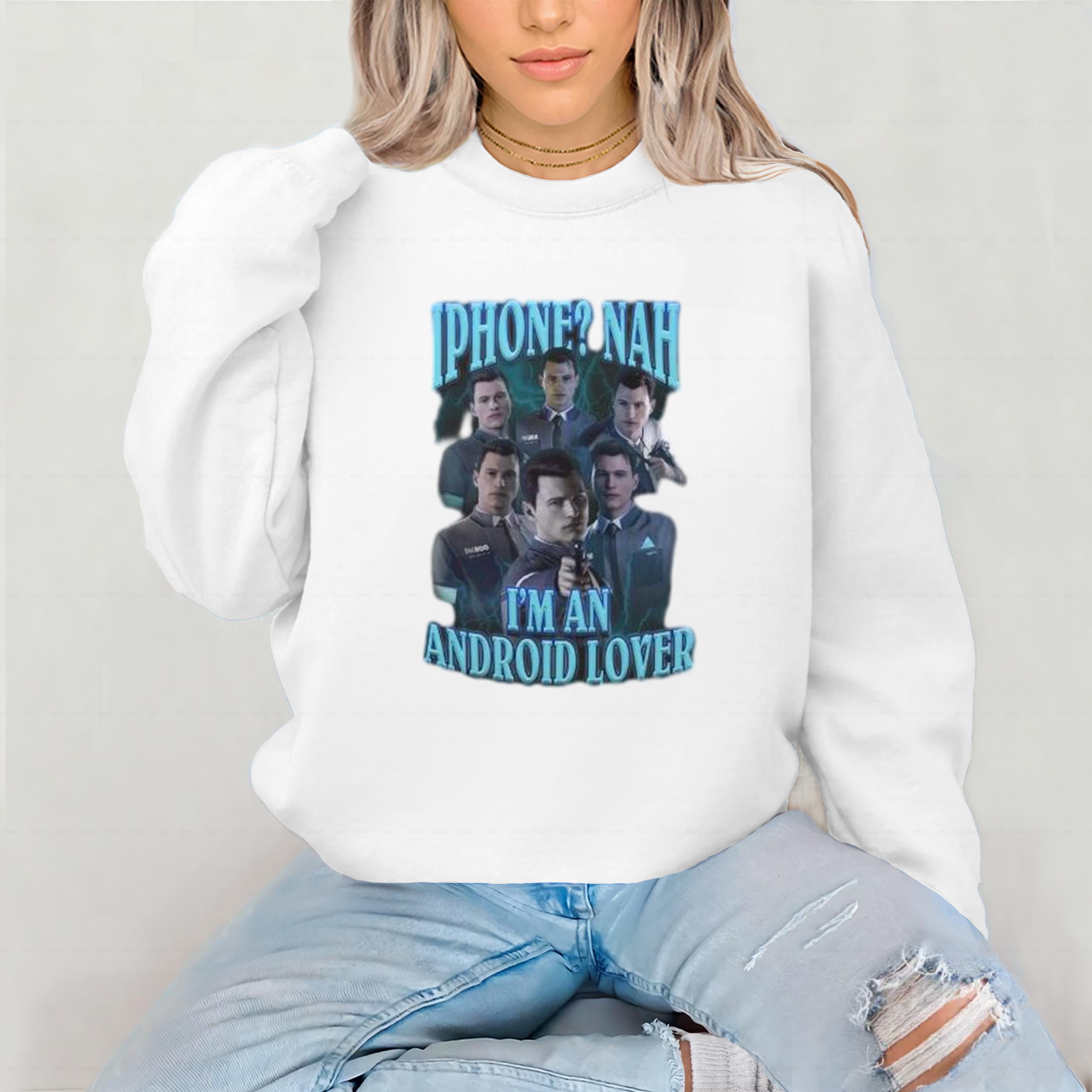 Android Lover T-Shirt with Connor Detroit Become Human Art, for men ...