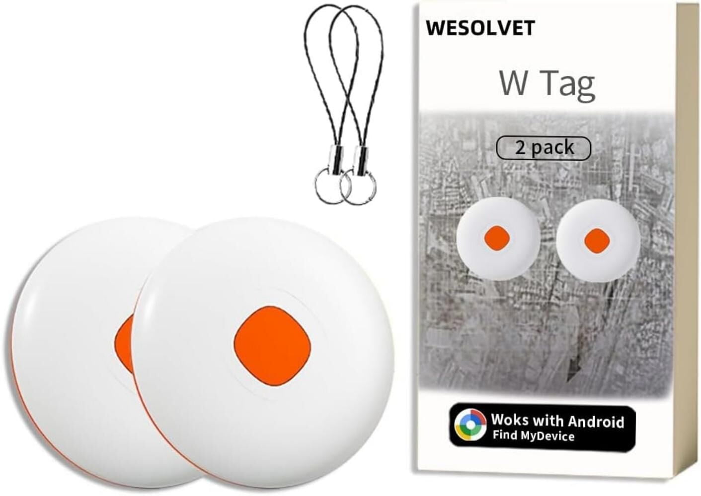 Android Mini Air Tracker Smart Locator Tags (Google Find My Device) for ...