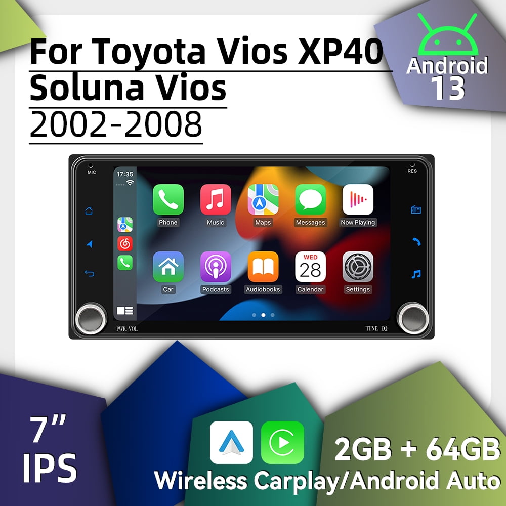 Android Radio 7" Stereo Wireless Carplay Autoradio 2 Din Car Multimedia ...