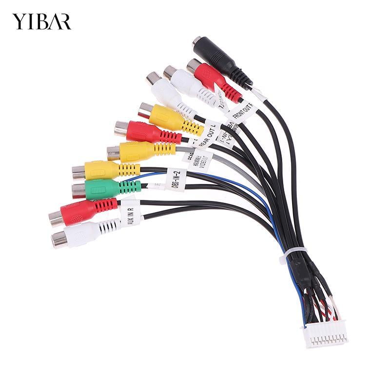 Android Radio Car Accessories RCA Output Wire Aux-in Subwoofer ...