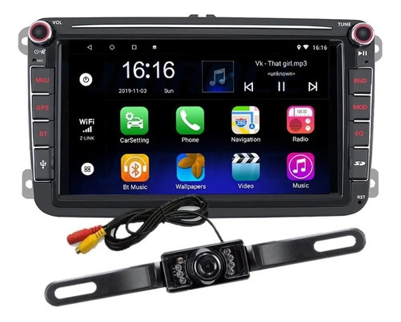 Android Stereo Compatible with Vw Golf Polo Jetta Mk6 Passat - Walmart.com
