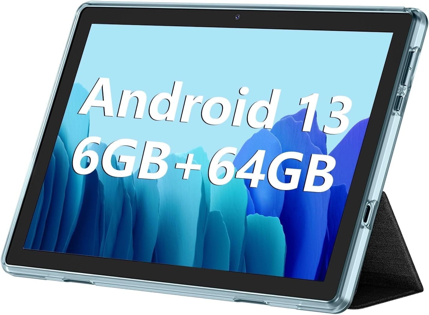 Android Tablet, 10.1 inch Android 13 Tablets 6GB RAM 64GB ROM 1TB Expand, 1280x800 IPS HD ...